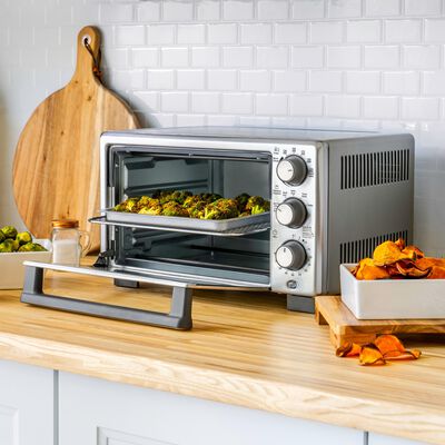 Oster Pro Compact Countertop Oven With Air Fryer, Stainless Steel