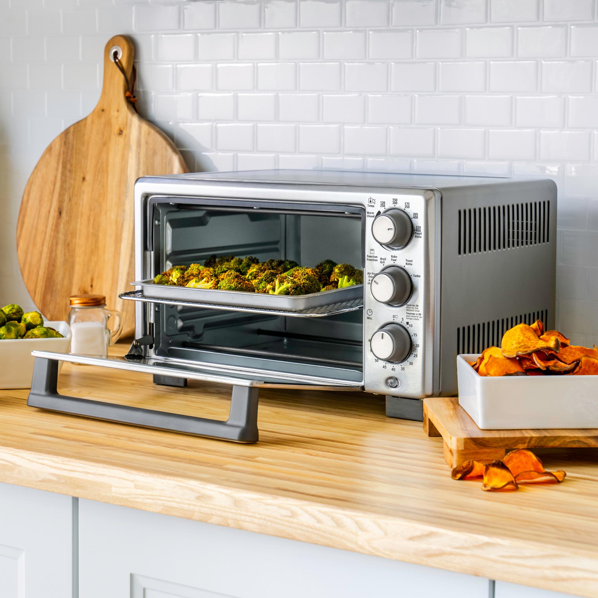 Oster Pro Compact Countertop Oven With Air Fryer, Stainless Steel