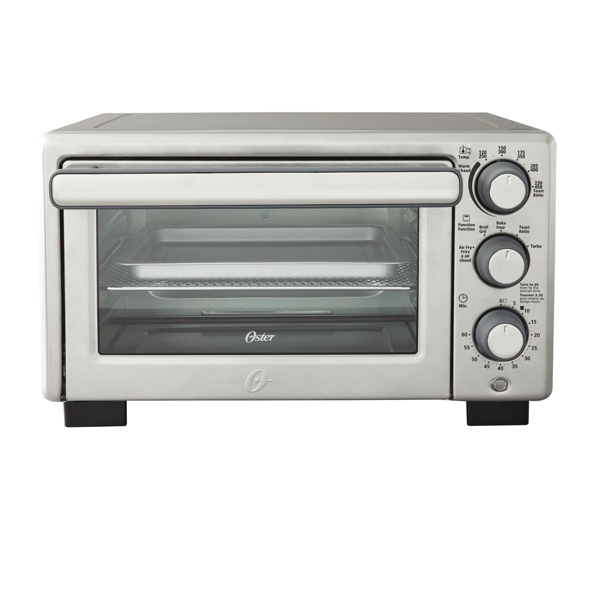 Oster Pro Compact Countertop Oven With Air Fryer, Stainless Steel