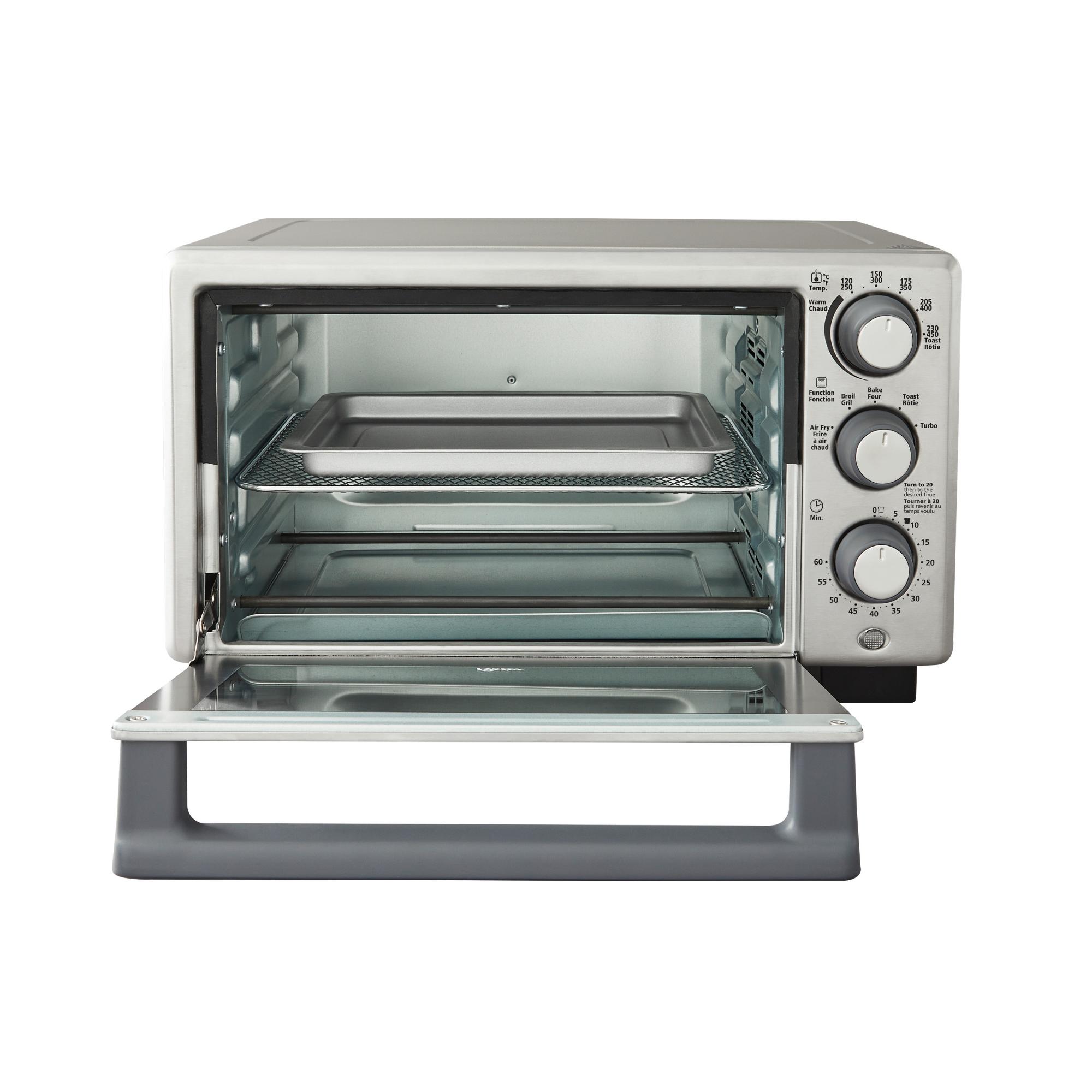 Oster Pro Compact Countertop Oven With Air Fryer, Stainless Steel